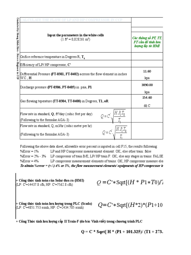 Calculate Flow Rate