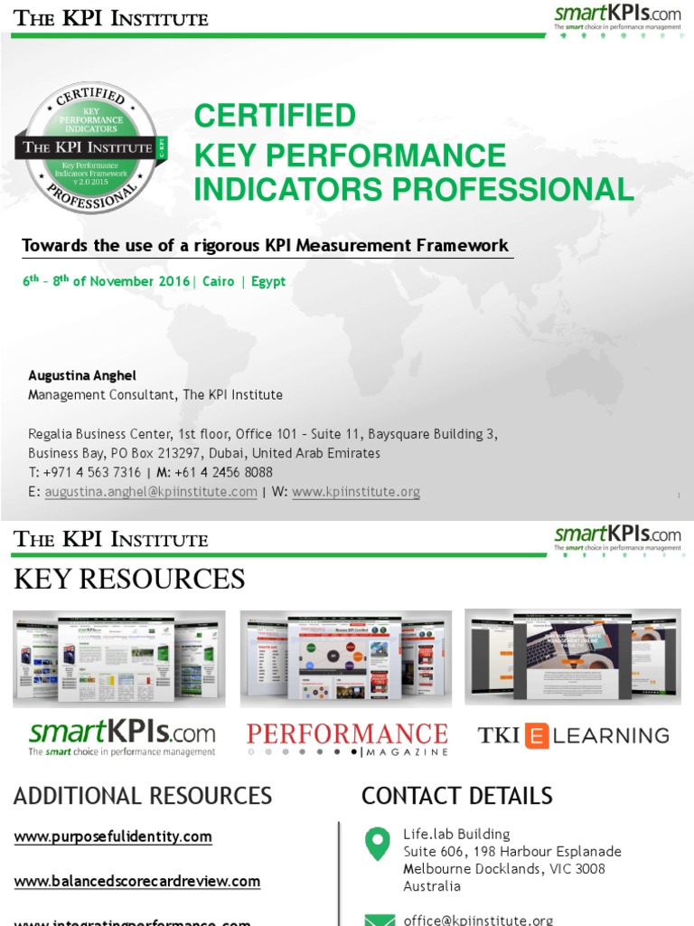 C KPI Slides Delivery v2.3 AA | Download Free PDF | Performance ...