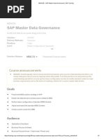How-To Extend Master Data Governance For Material by A New Entity Type (Custom Z-Table, Reuse ...