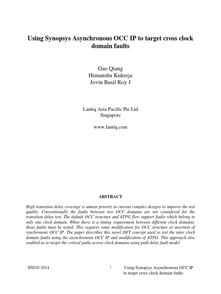 Asynchronous Occ | PDF | Computer Engineering | Electronic Engineering