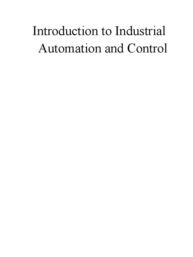 Automation Pdf Automation Control Theory