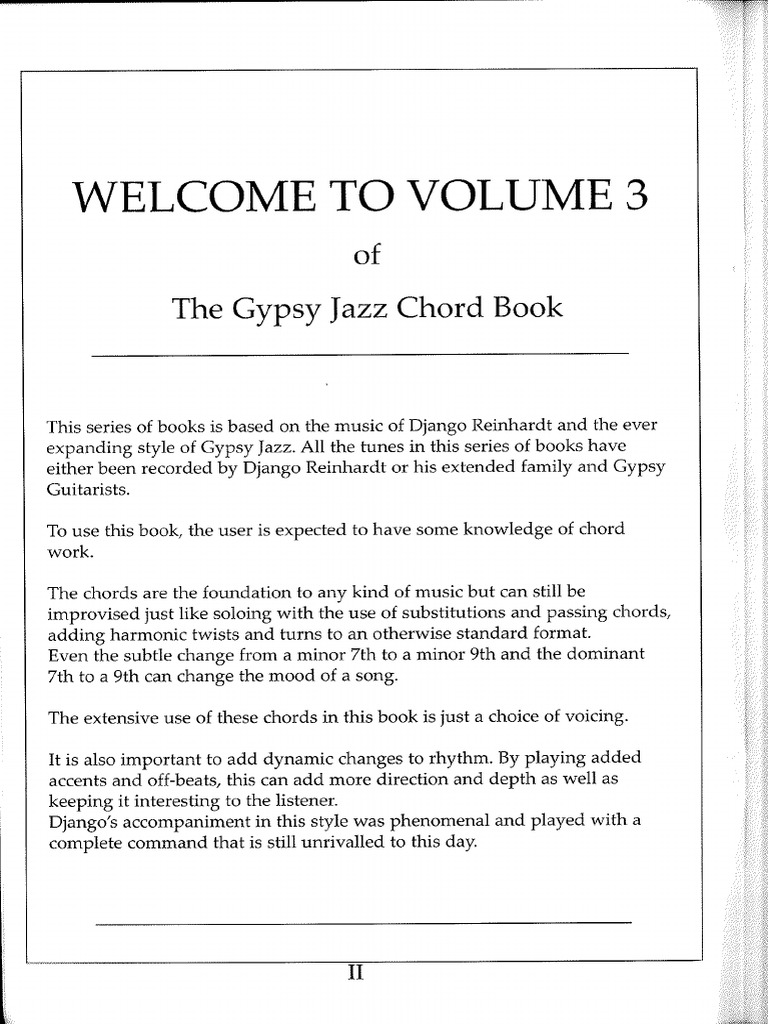 Colin Cosimini The Gypsy Jazz Chord Book Vol 3 | PDF | Books