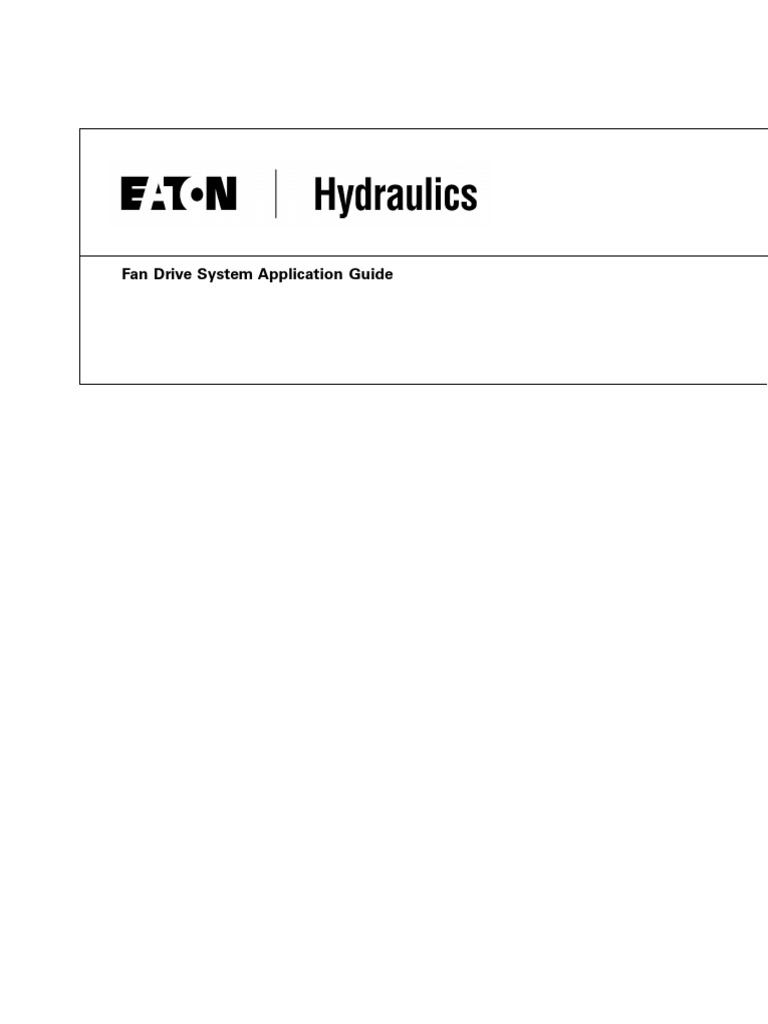 Fan Drive-EATON PDF | PDF | Belt (Mechanical) | Pump