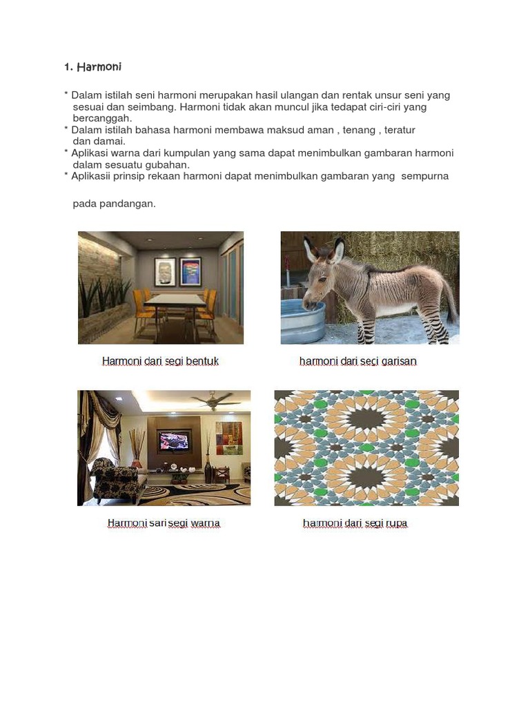 Nota Prinsip Reka Bentuk | PDF | Seni