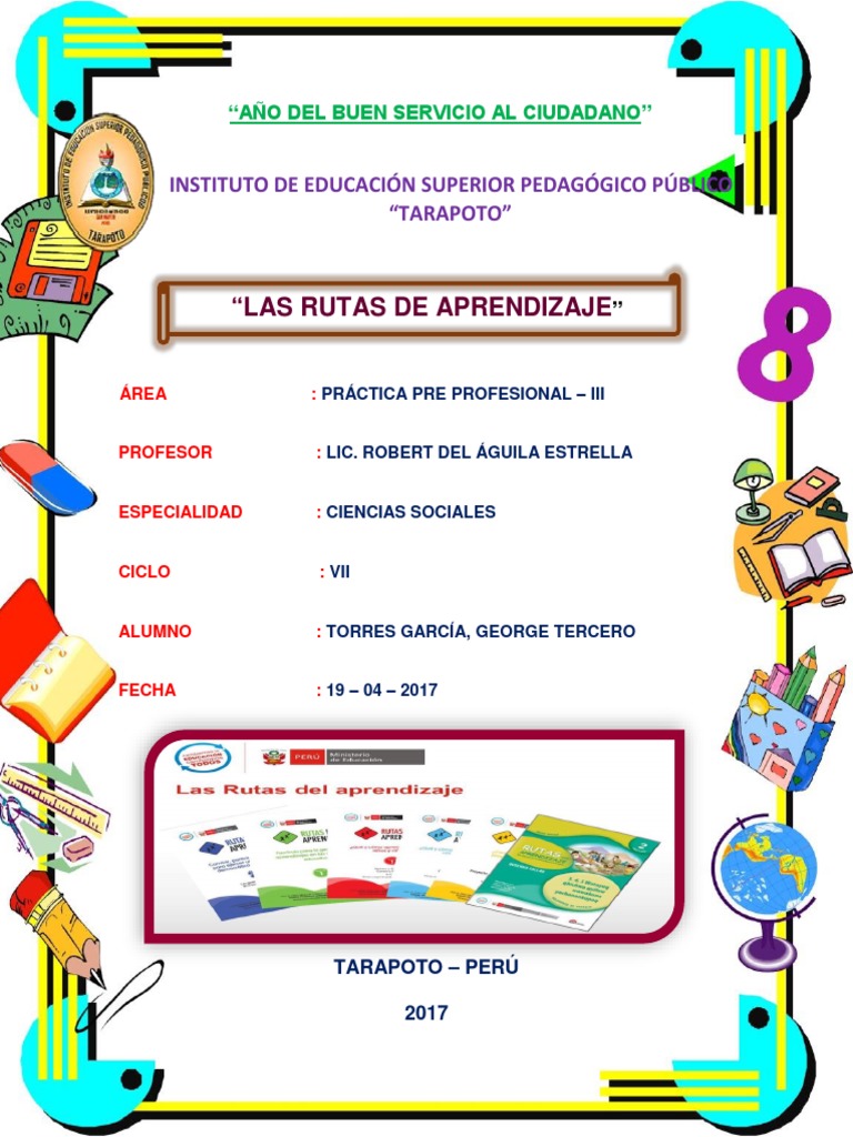 Rutas de Aprendizaje | PDF | Educación primaria | Pedagogía