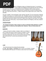 Begena | PDF | Chordophones | String Instruments