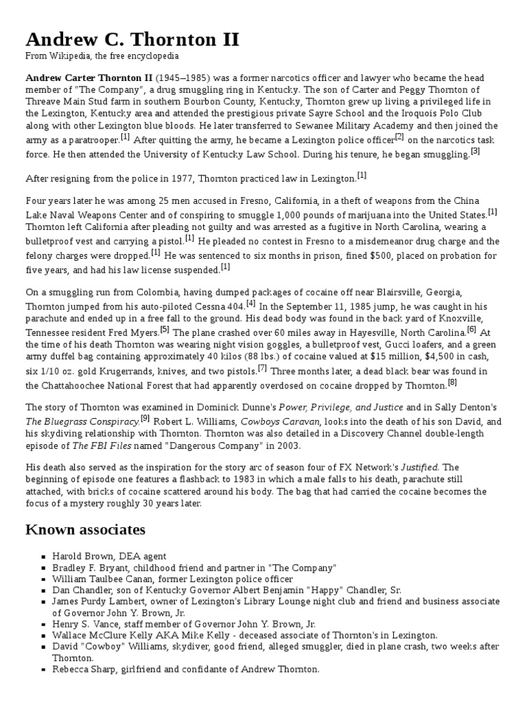 Andrew C. Thornton II | Download Free PDF | Crime & Violence | Crime ...