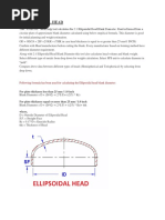2 - 1 Ellipsoidal Head Blank Weight | PDF