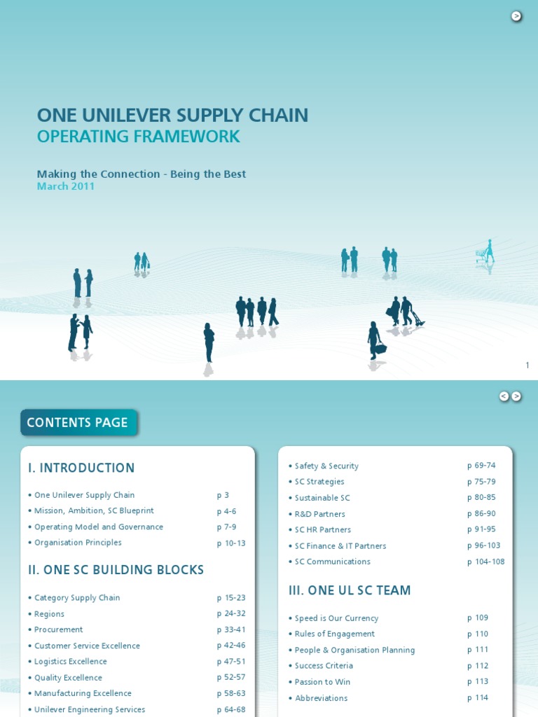 One Unilever Approach.pdf | Supply Chain | Brand