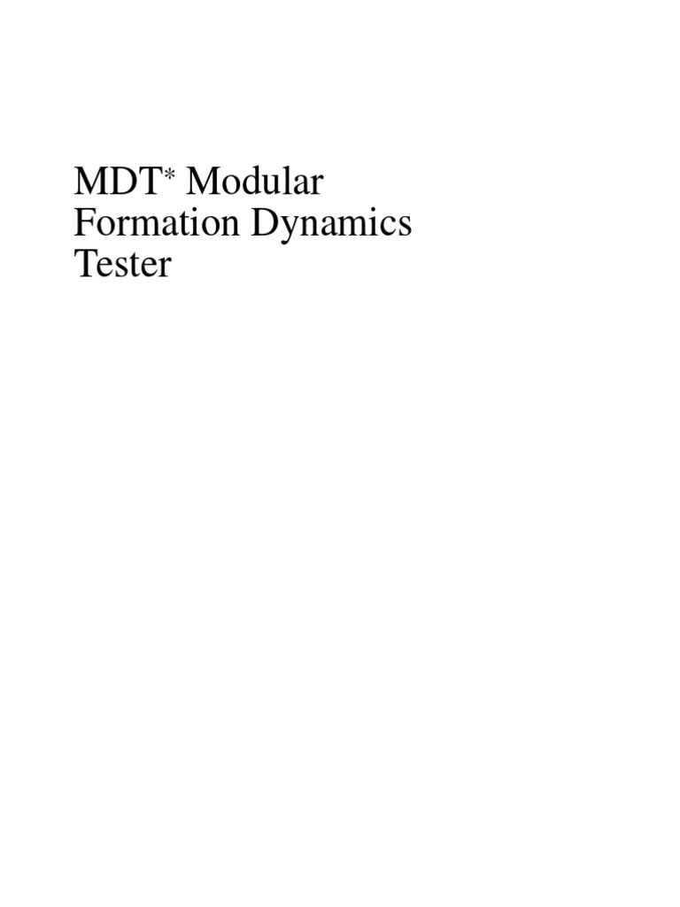 MDT Client Booklet SMP-9220 | PDF | Valve | Modularity