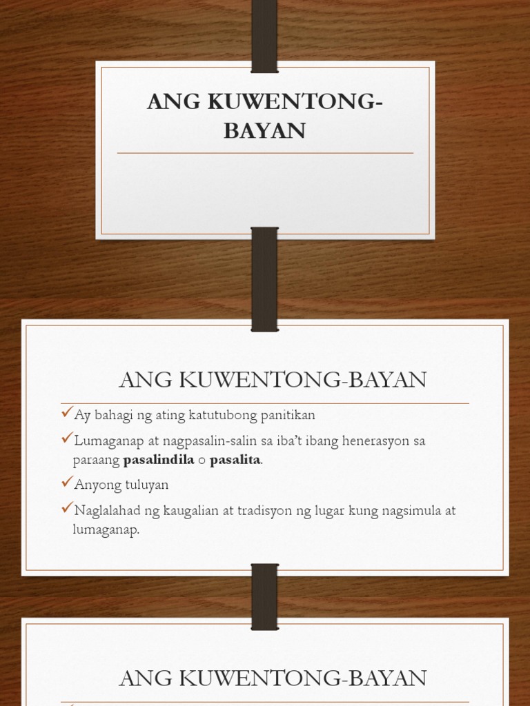 Ang Kuwentong-Bayan | PDF