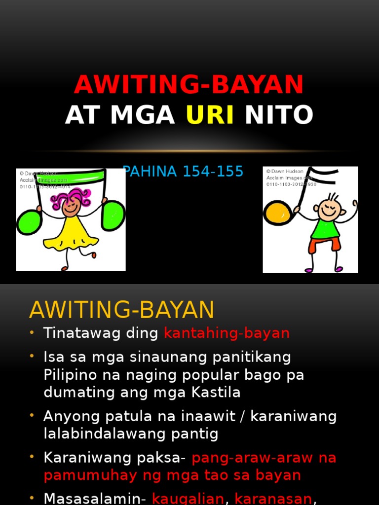AWITING-BAYAN AT MGA URI NITO.pptx
