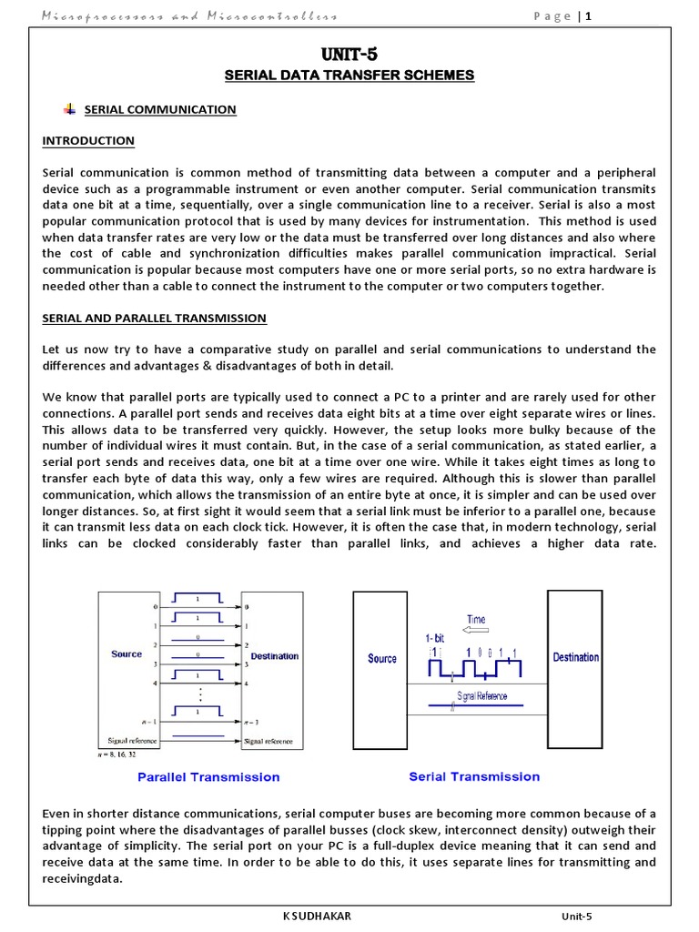 Serial Data Transfer Schemes | PDF | Usb | Networks