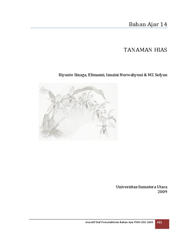 Ba14 Tanaman Hias PDF | PDF | Griya & Taman | Sains & Matematika