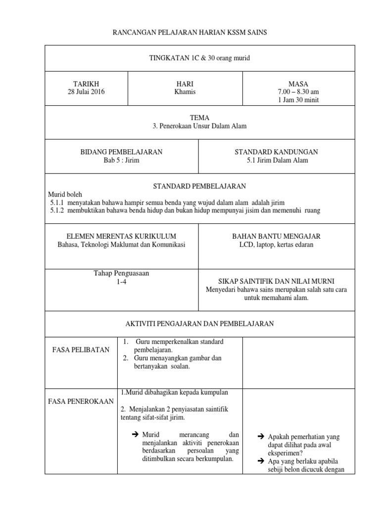 5.1 Jirim (KSSM) | PDF