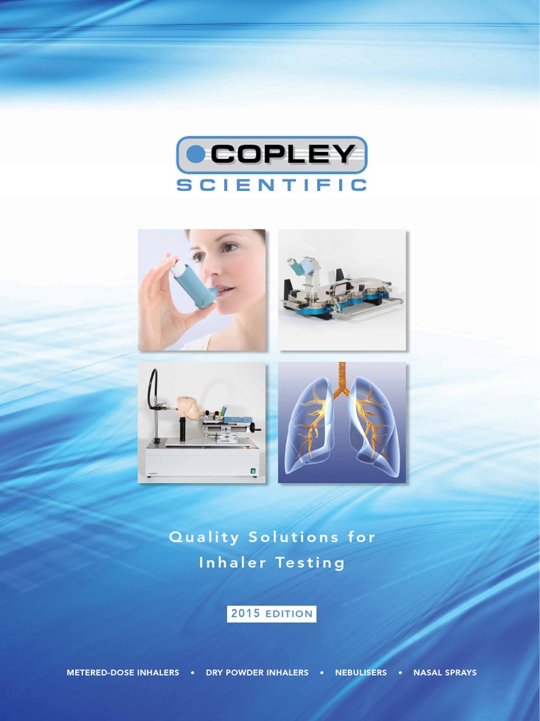 Inhaler Testing Brochure | PDF | Pharmaceutical Sciences | Clinical ...
