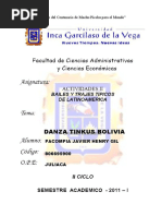 Vestimenta Tinku | PDF | Ropa | Bolivia