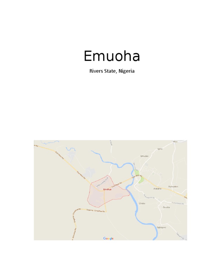 Emuoha: Rivers State, Nigeria | PDF