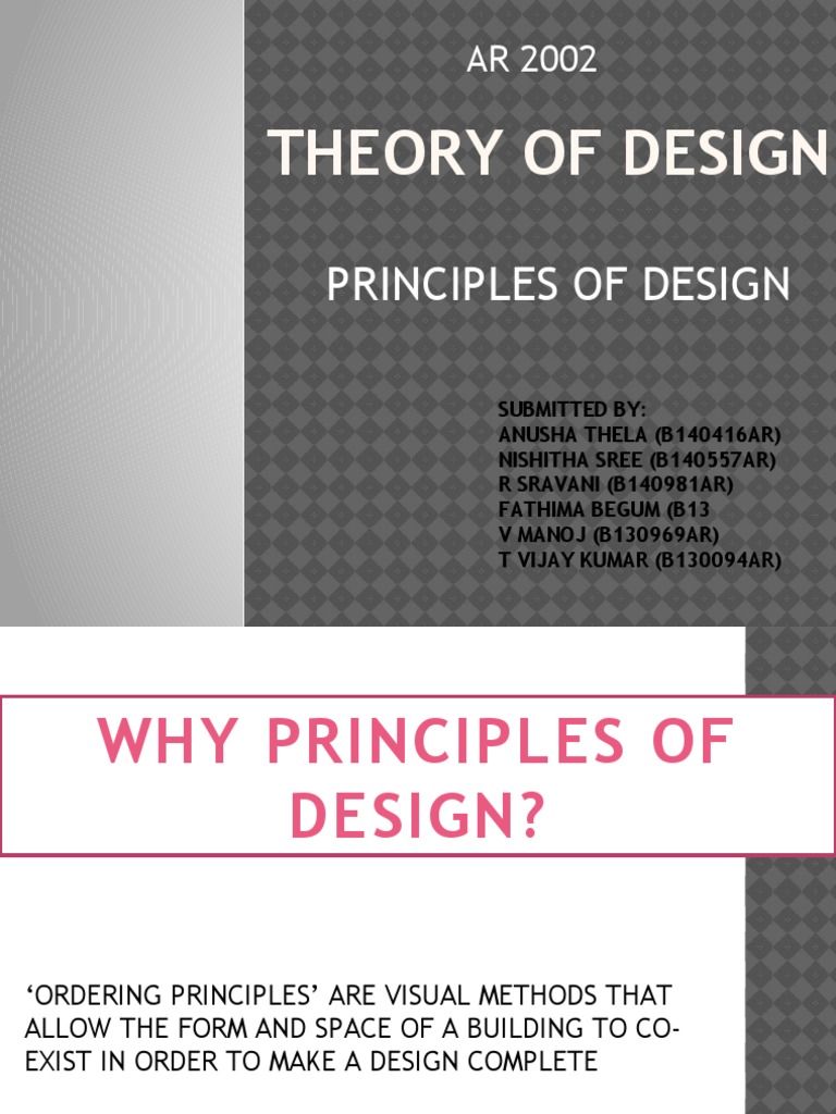 Theory of Design | PDF | Hierarchy | Rhythm