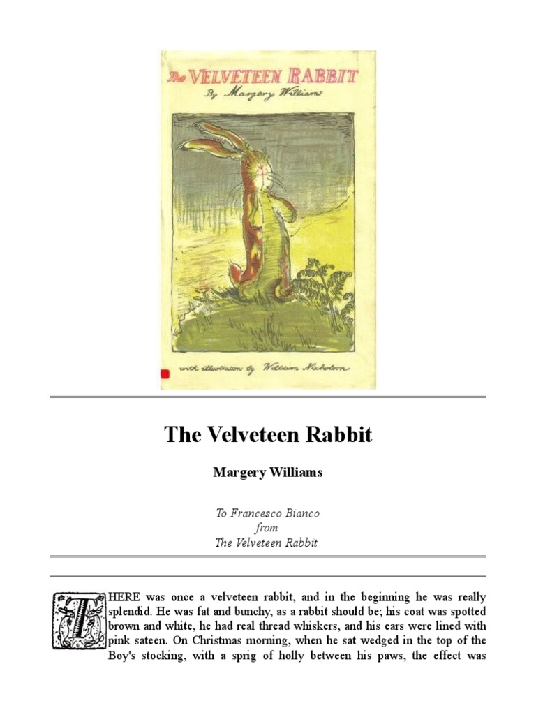 (Margery Williams) The Velveteen Rabbit | PDF | Rabbit | Nature