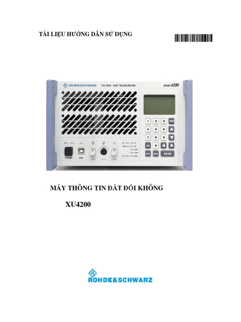 Tai Lieu Huong Dan Su Dung - XU4200 | PDF