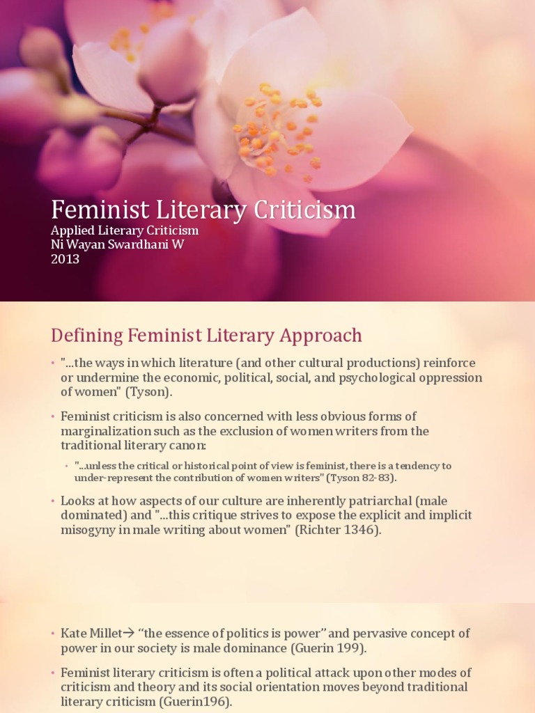 Feminist Literary Criticism | PDF | Feminism | Gender Studies