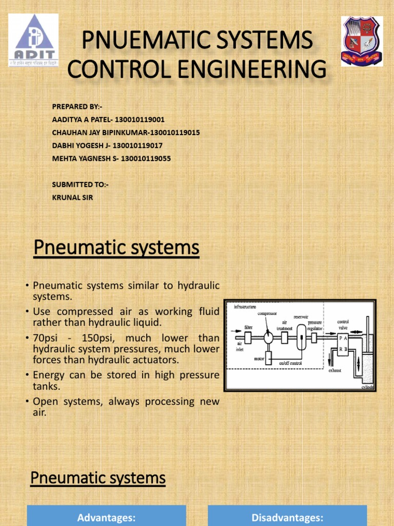 Pnuematic System | PDF | Pneumatics | Valve