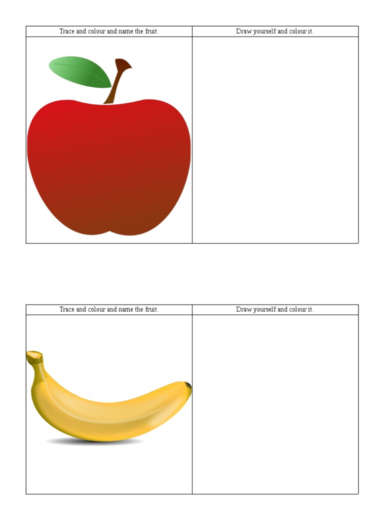 Fruits Vegetables Color | PDF