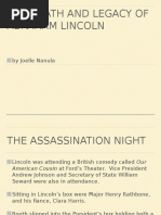 Chasing Lincolns Killer Chapter Questions | PDF | John Wilkes Booth