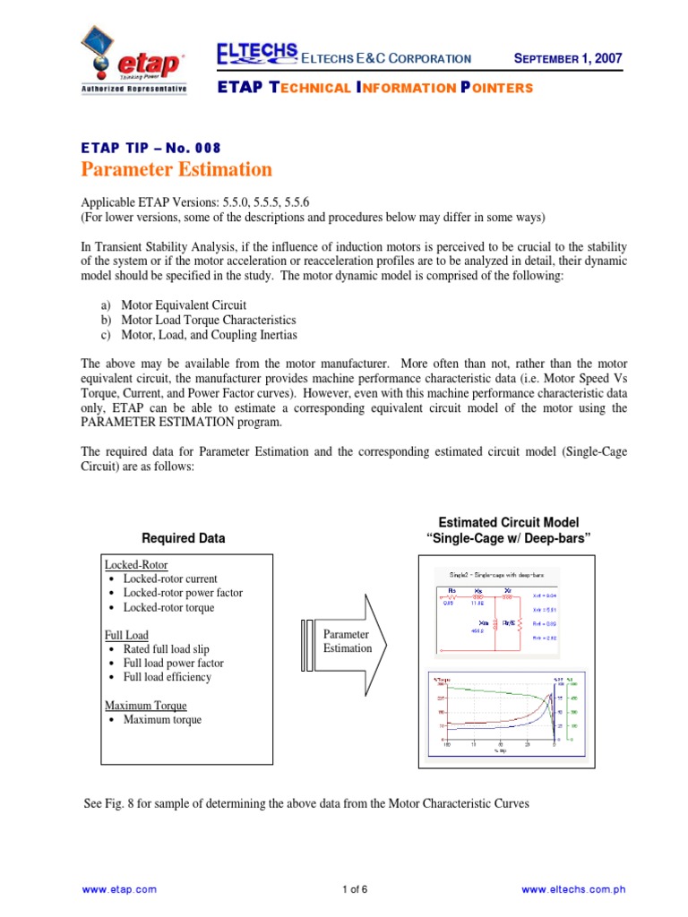 Etap Tip 008 | PDF | Parameter (Computer Programming) | Electrical Engineering