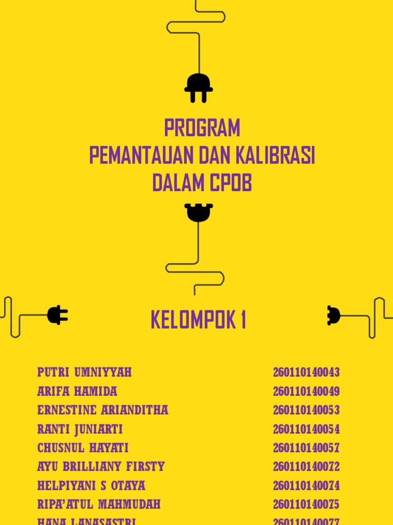 Kel 1 - Program Pemantauan Dan Kalibrasi Dalam Cpob | PDF