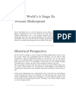 The Seven Ages of Man by William Shakespeare | PDF