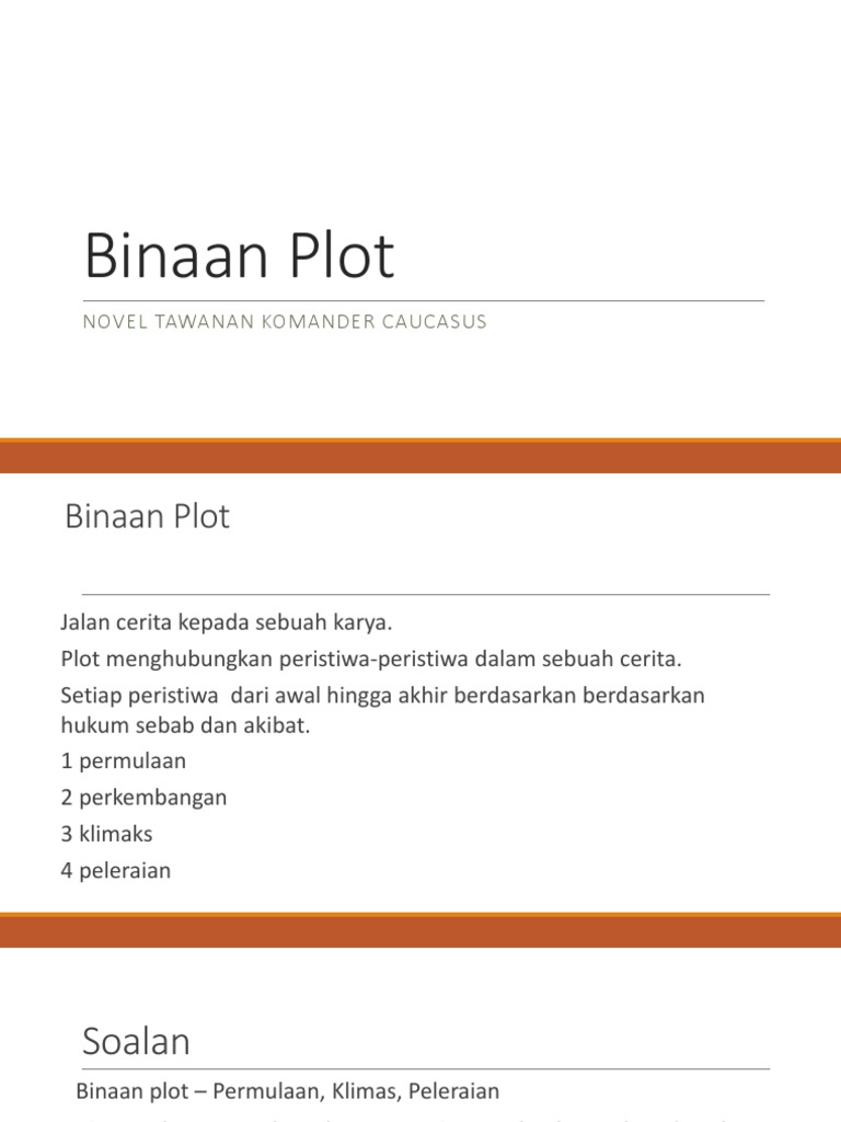 Binaan Plot Novel | PDF