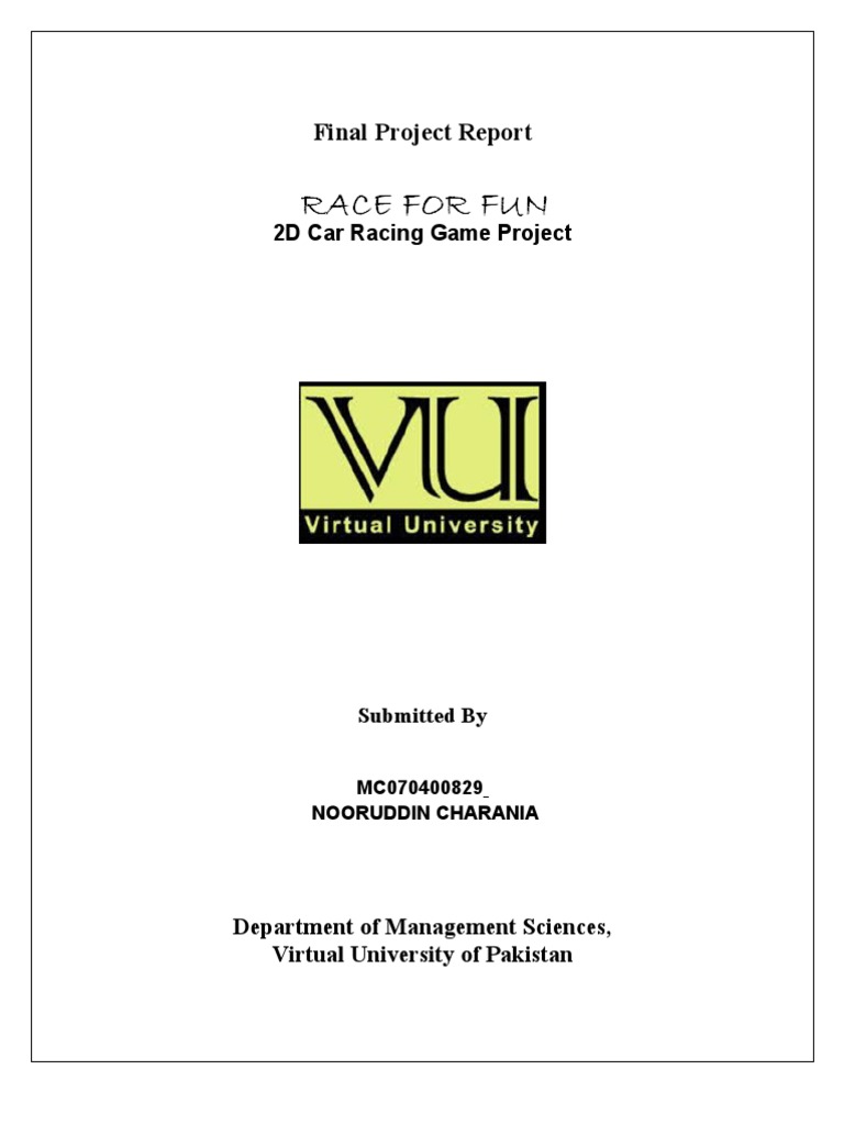 Project - 2D Car Racing Game (Flash) Documentation | PDF | Download ...