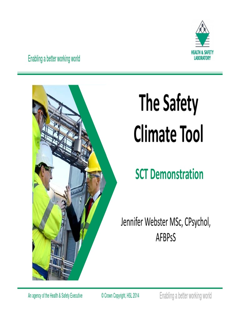 SCT Presentation IOSH South Coast2 | PDF | Occupational Safety And Health | Survey Methodology