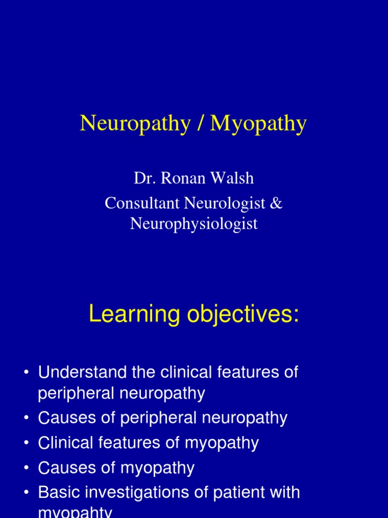 7 Peripheral Neuropathy Myopathy | Peripheral Neuropathy | Clinical ...