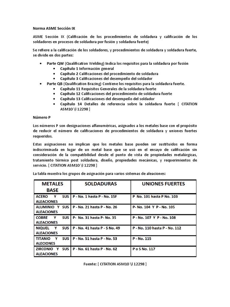 Soldadura Norma Asme | PDF | Soldadura | Construcción