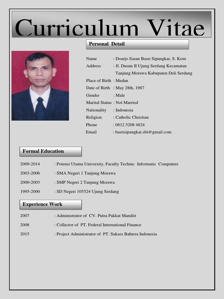 CV Basri | PDF