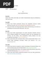 Isi Pasal 27-31 UUD 1945 | PDF