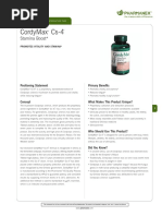 Pharmanex's Cordymax Clinical Study | PDF | High Density Lipoprotein ...