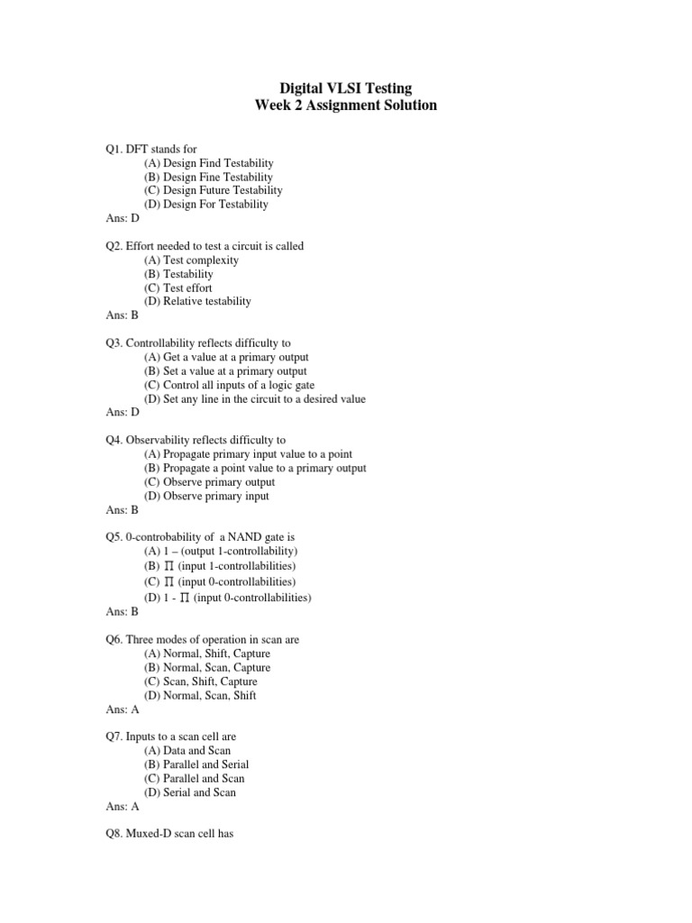 Week 2 Assignment Solution | Download Free PDF | Electrical Circuits ...