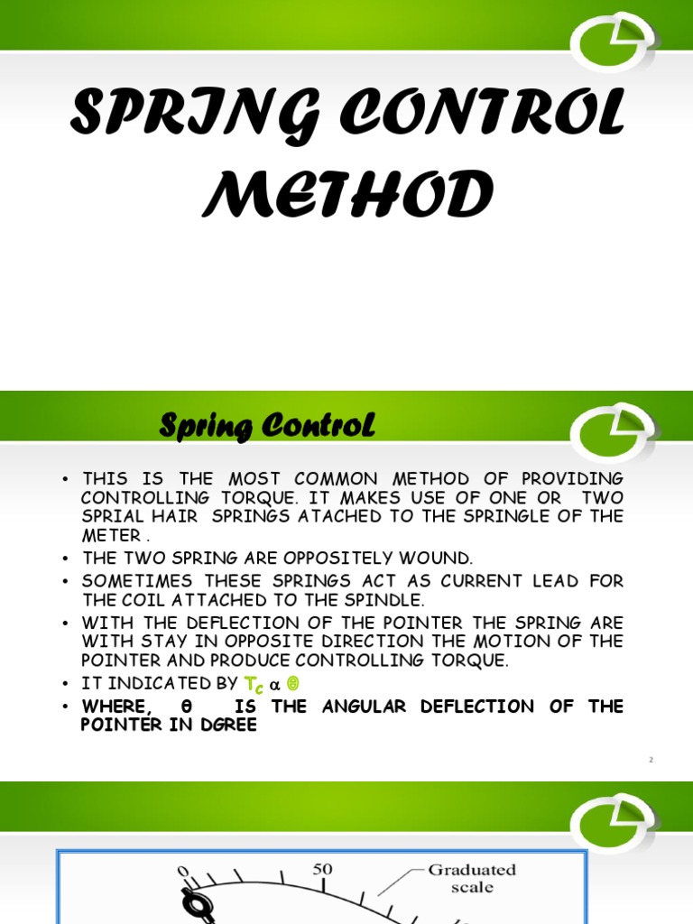 Spring and Gravity Control | PDF | Torque | Electromagnetic Induction