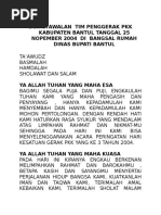 Doa Pengukuhan Pasukan Paskibra | PDF