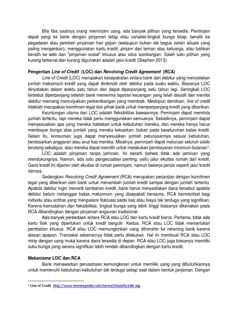 Pengertian LOC Dan RCA | PDF