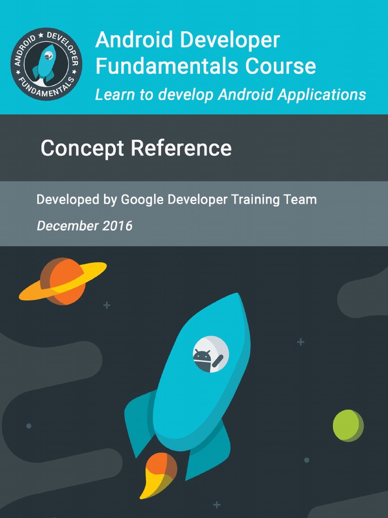 Android Developer Fundamentals Course Concepts Idn PDF | PDF | Art | Computers