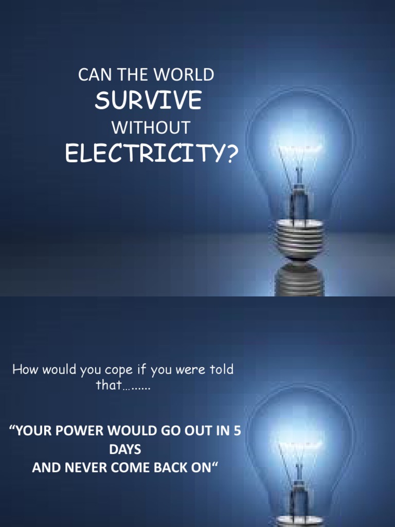 Surviving a World Without Electricity | PDF