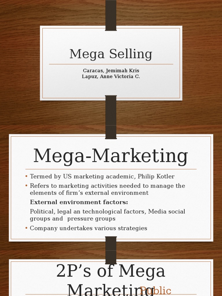 Mega Selling Final Vi | PDF | Competition | Strategic Management