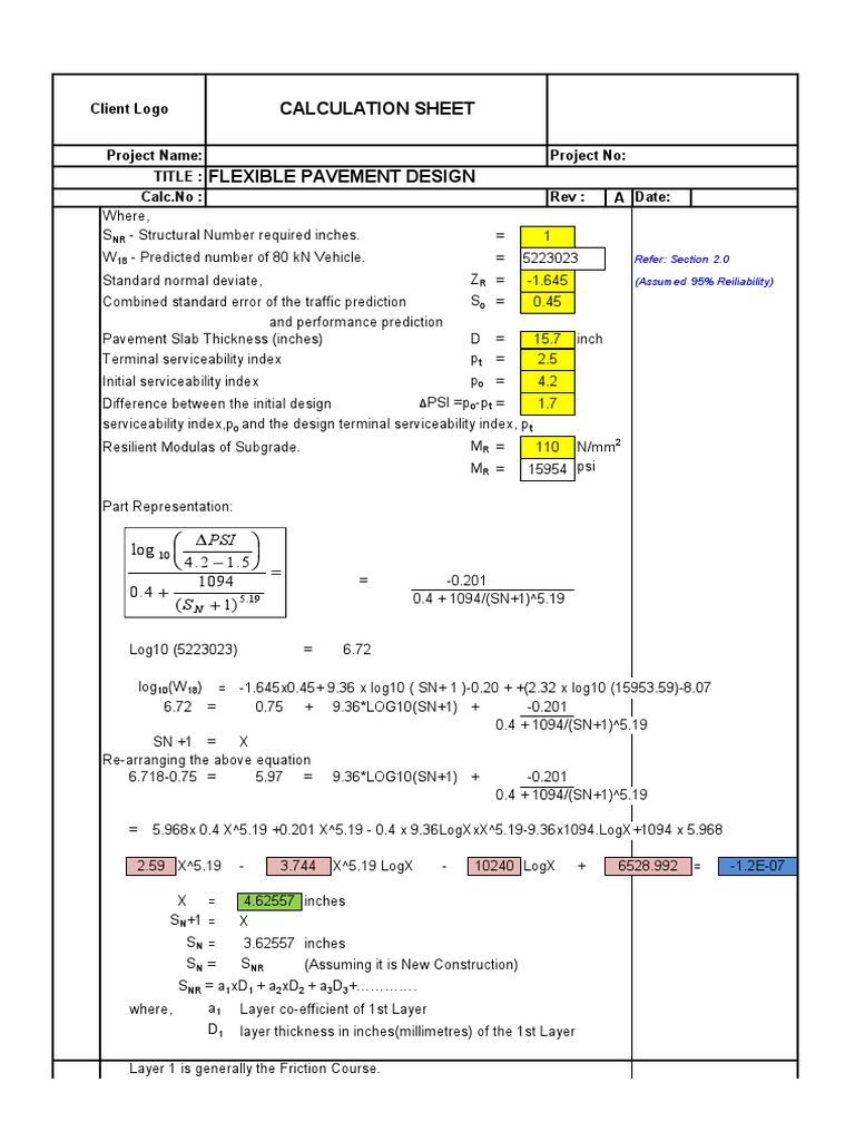 Flexible Pavement Design - Page 3 | PDF | Transport | Nature