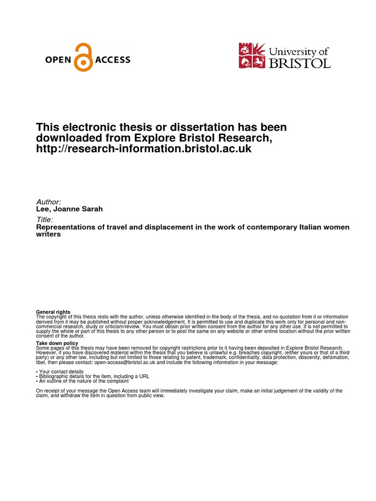 Italian Female Writers PDF | PDF | Immigration | Travel Literature