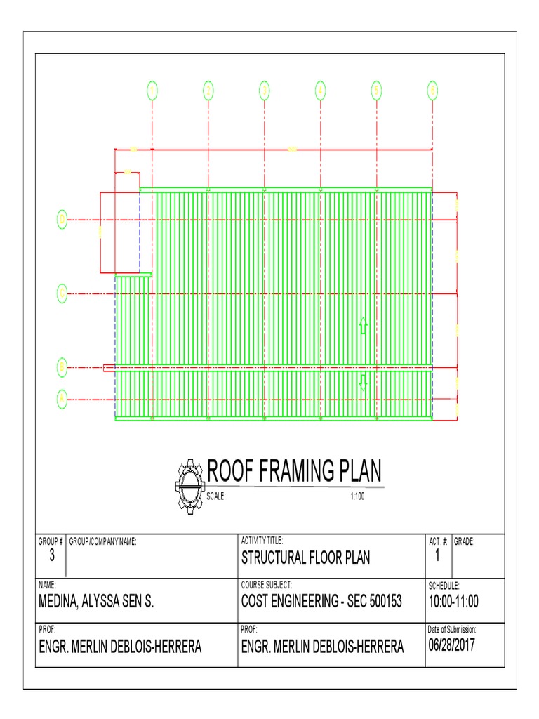 Roof Framing Plan | PDF